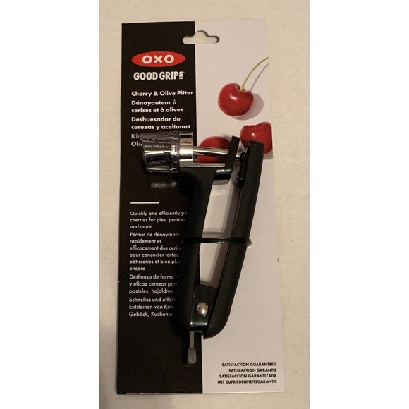 Oxo | Kitchen | Oxo Good Grips Cherry Olive Pitter Pit Remover In Black ...
